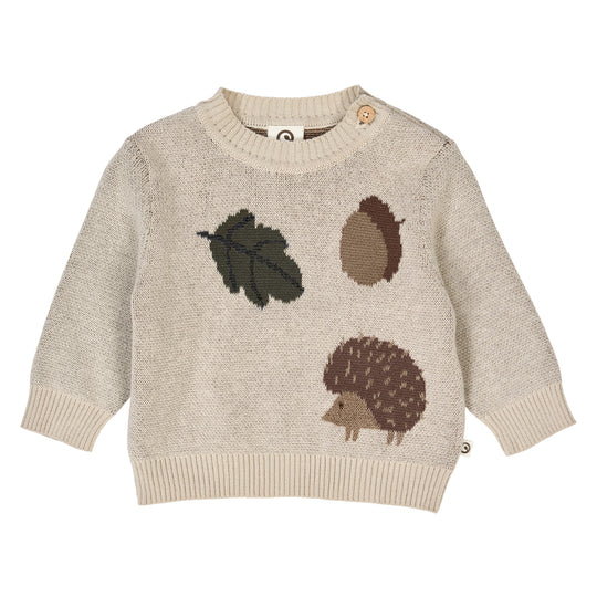 Acorn Knit Sweater by Musli – Pi Baby Boutique