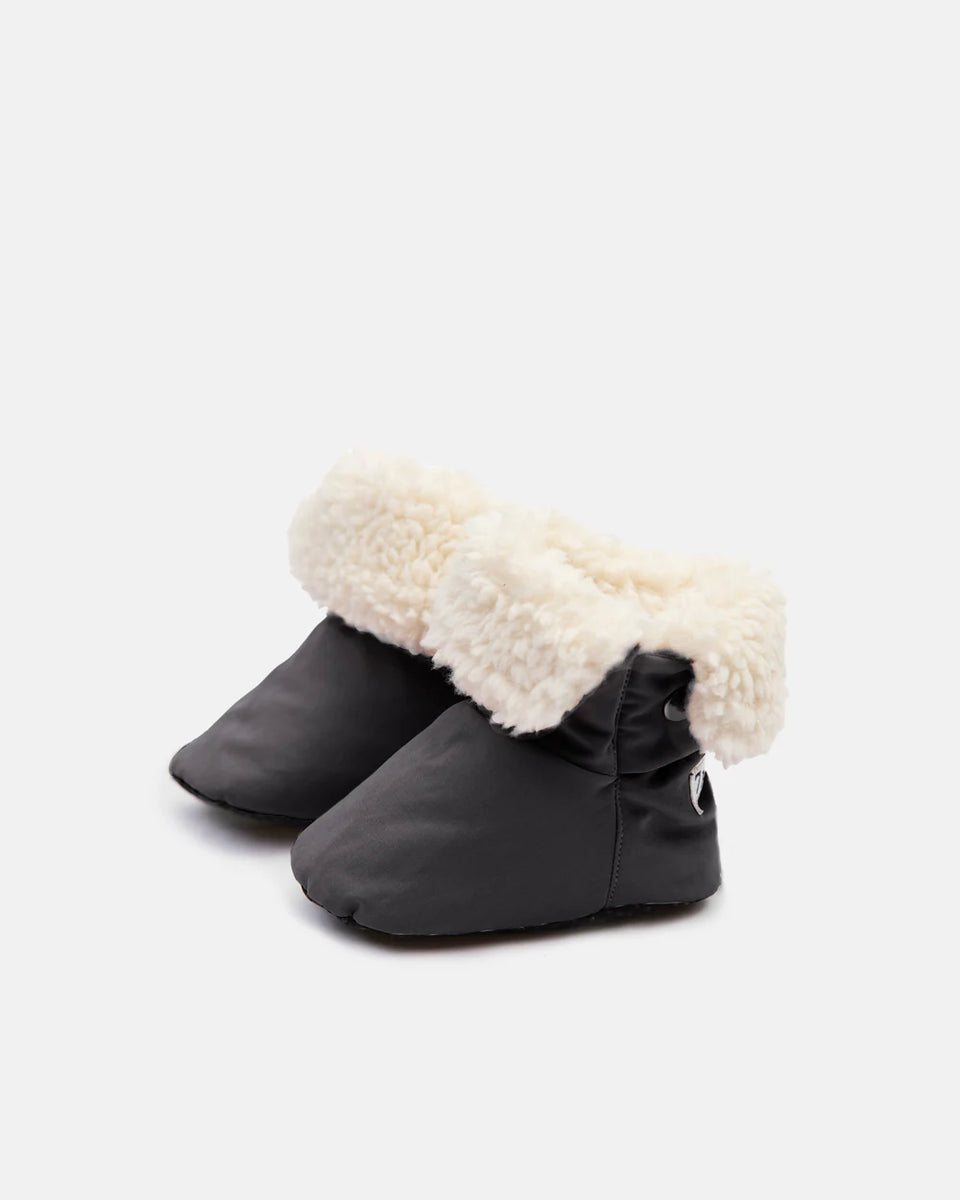 Baby Booties - Benji Sherpa by 7AM – Pi Baby Boutique