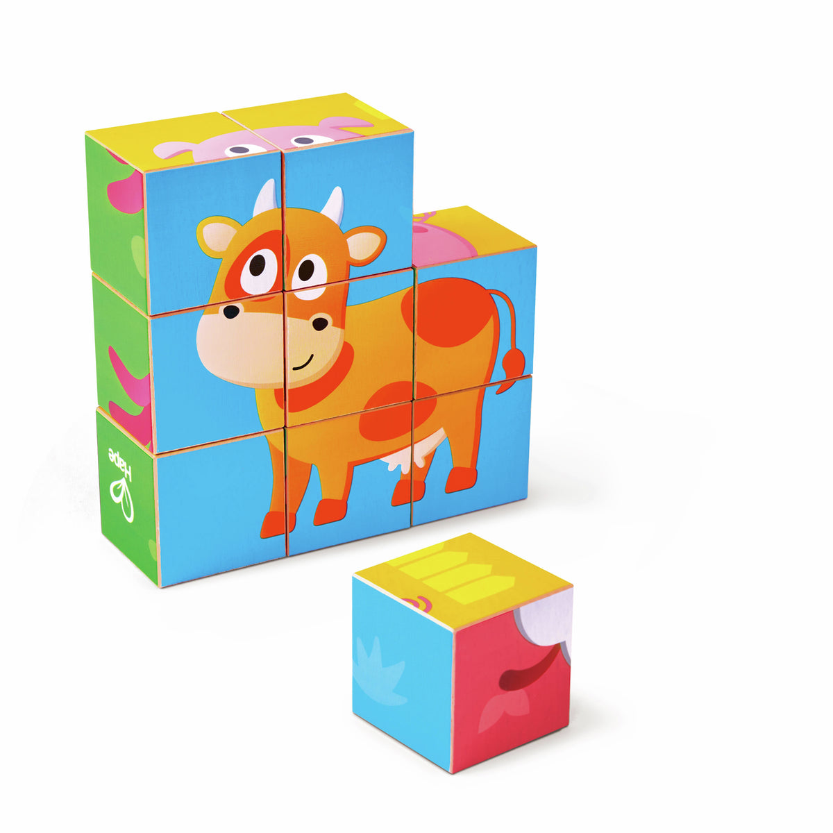 Farm Animal Block Puzzle by Hape – Pi Baby Boutique