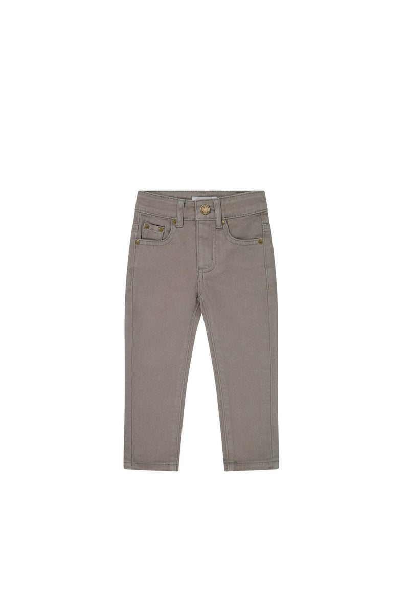 Austin Woven Pant - Cobblestone by Jamie Kay – Pi Baby Boutique