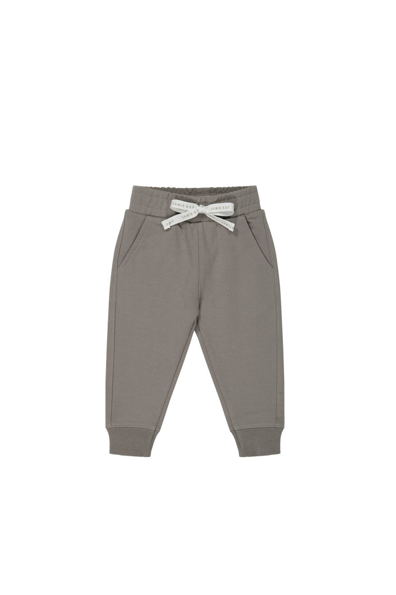 Organic Cotton Jalen Track Pant - Cobblestone by Jamie Kay – Pi Baby ...