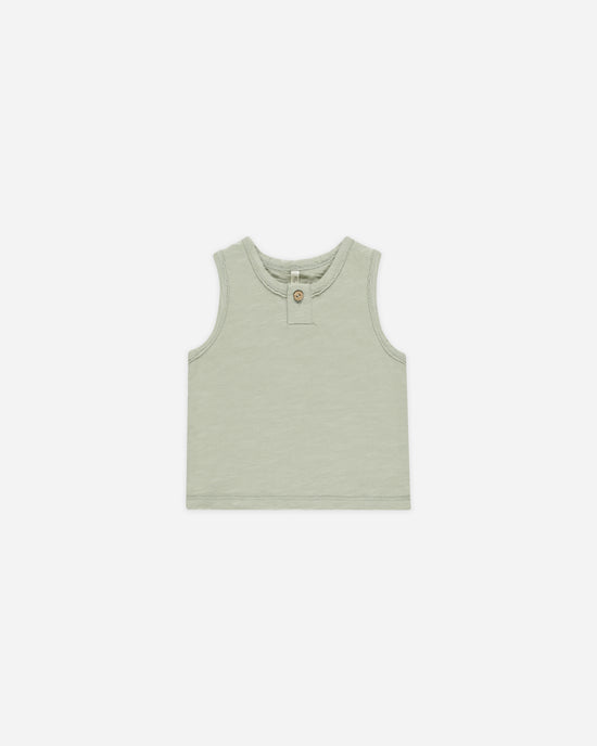 Jersey Button Tank || Sage by Rylee + Cru – Pi Baby Boutique