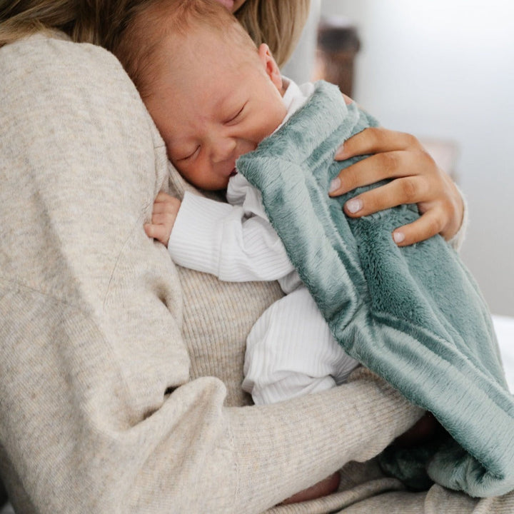 Lush Mini Blanket Eucalyptus by Saranoni – Pi Baby Boutique